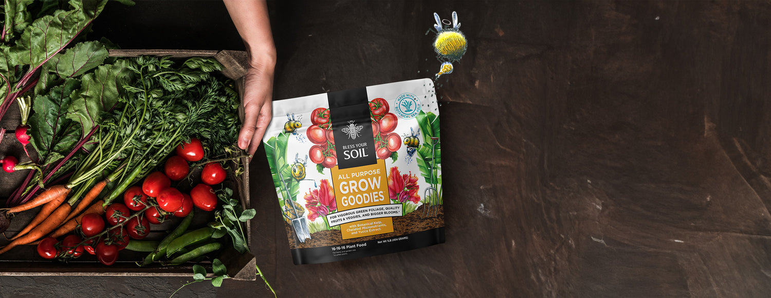 Grow Goodies®, Garden Fertilizer + Organic Plant Food – Bless Your Soil